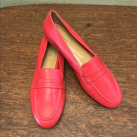 Talbots | Shoes | Talbots Jessie Leather Loafer In Orange Zinnia | Poshmark